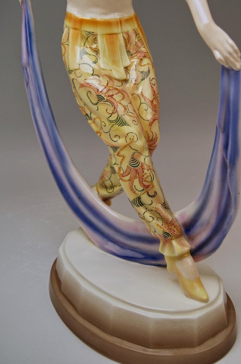 Goldscheider Vienna Lady Tall Odalisque Model 5613 by Josef Lorenzl For ...