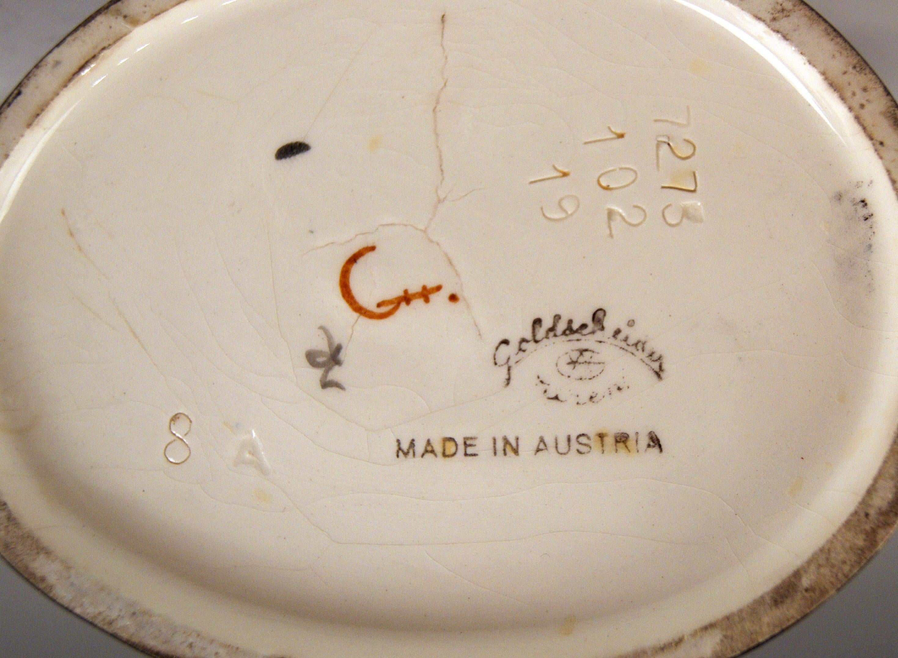 Goldscheider Vienna Lady with Blue Dress and Hat Model 7275 circa 1935 ...