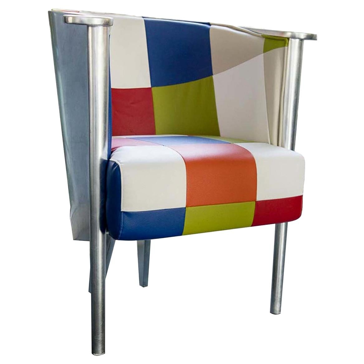 Virgola Multi-Color Zigzag Armchair by MissoniHome For Sale at 1stDibs