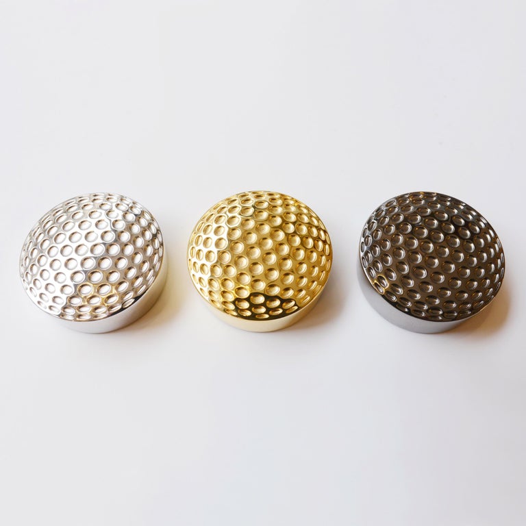 Golf Gold Paperweight For Sale at 1stDibs