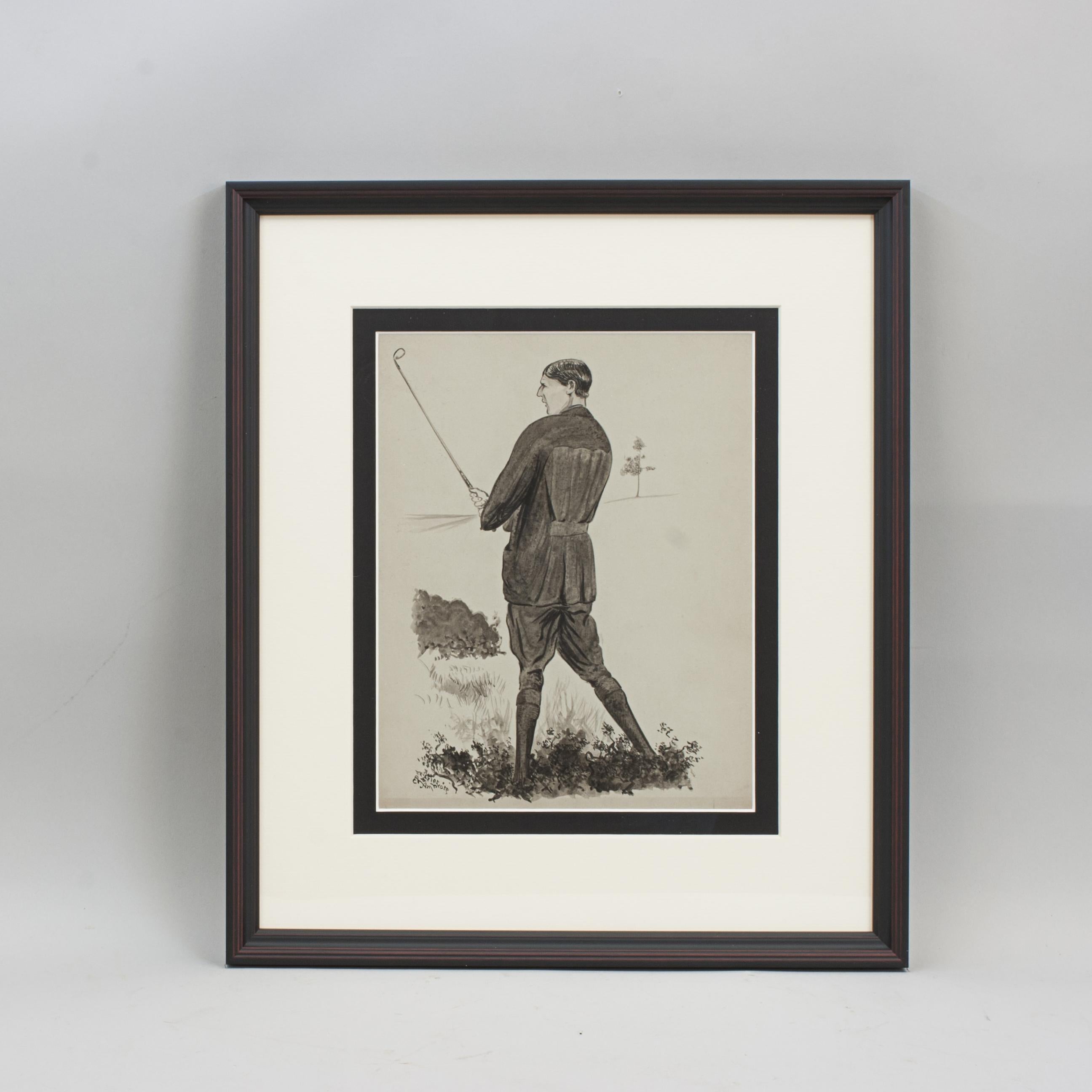 Golf Painting by Charles Ambrose For Sale at 1stDibs