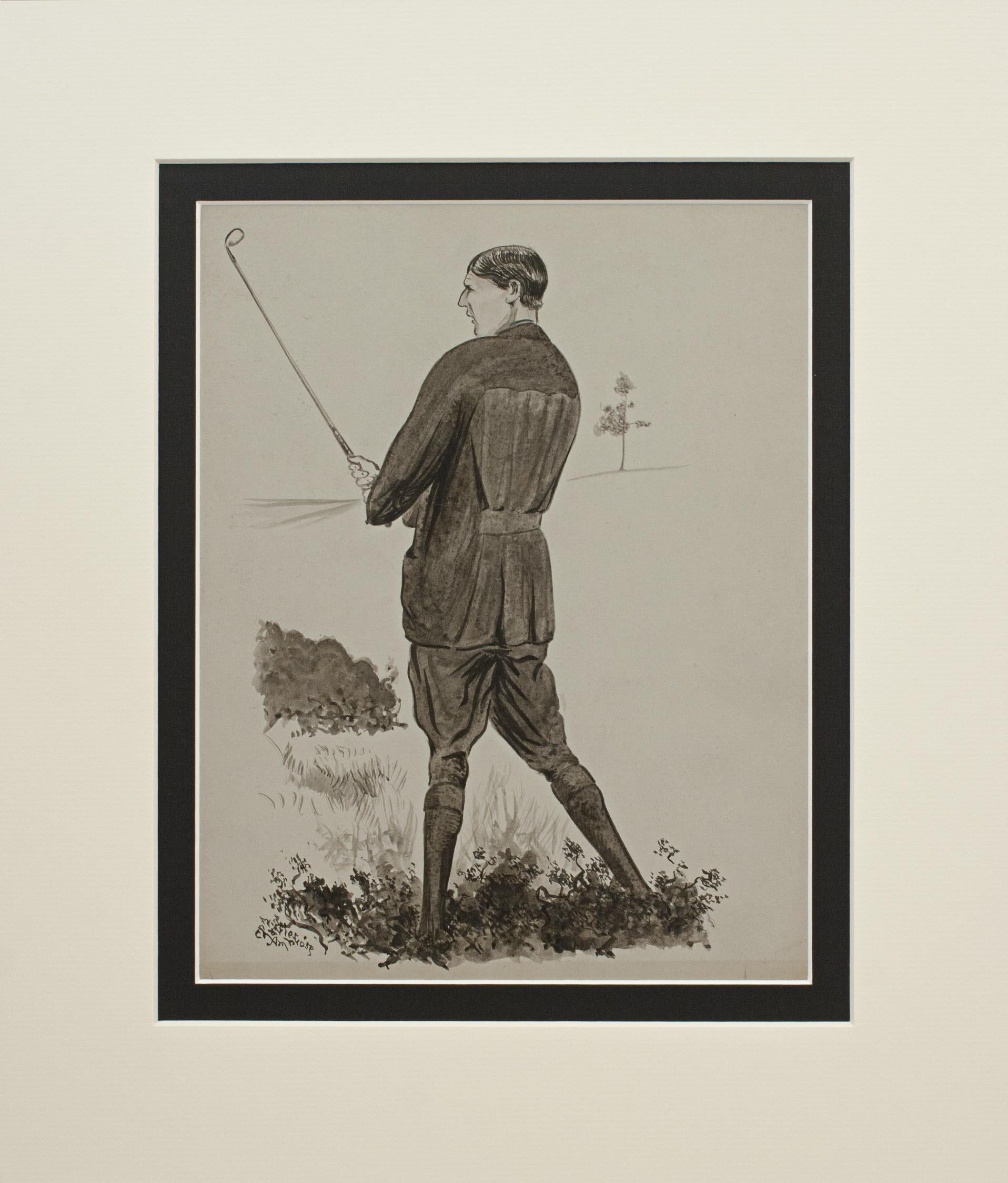 Golf Painting by Charles Ambrose For Sale at 1stDibs