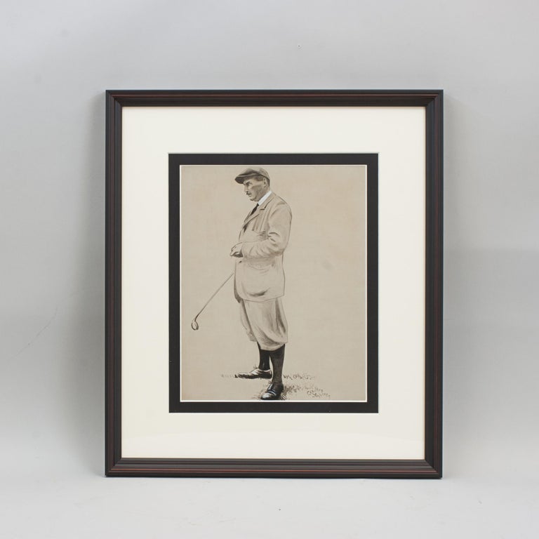 Golf Painting by Charles Ambrose, Framed For Sale at 1stDibs