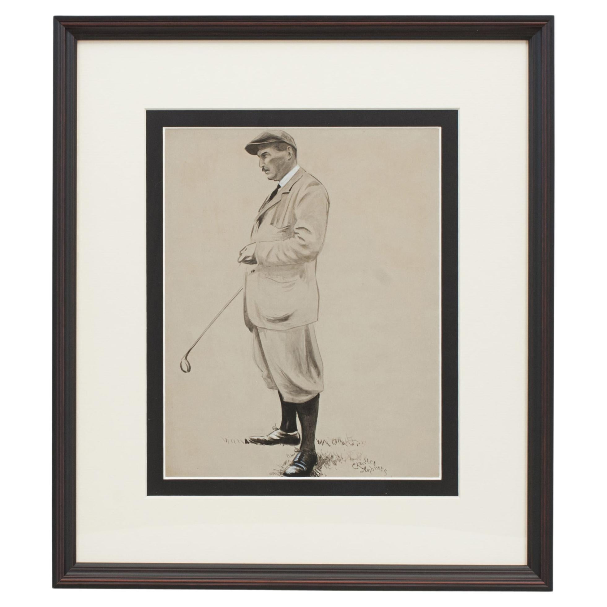 Triptych of Antique Framed Oil Paintings by Robert Carle Depicting ...