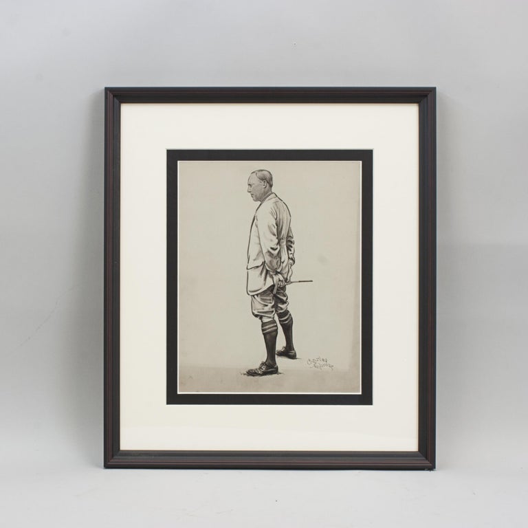 Golf Painting by Charles Ambrose of G.L Mellin For Sale at 1stDibs