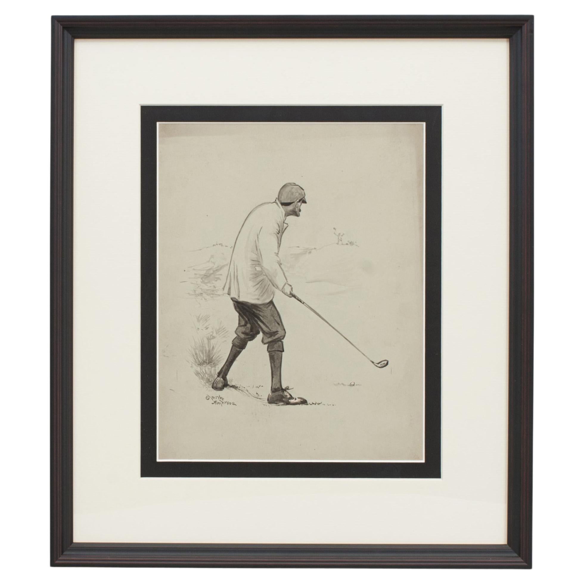 Golf Oil Painting of Dr. William Laidlaw Purves by Hon. John Collier ...