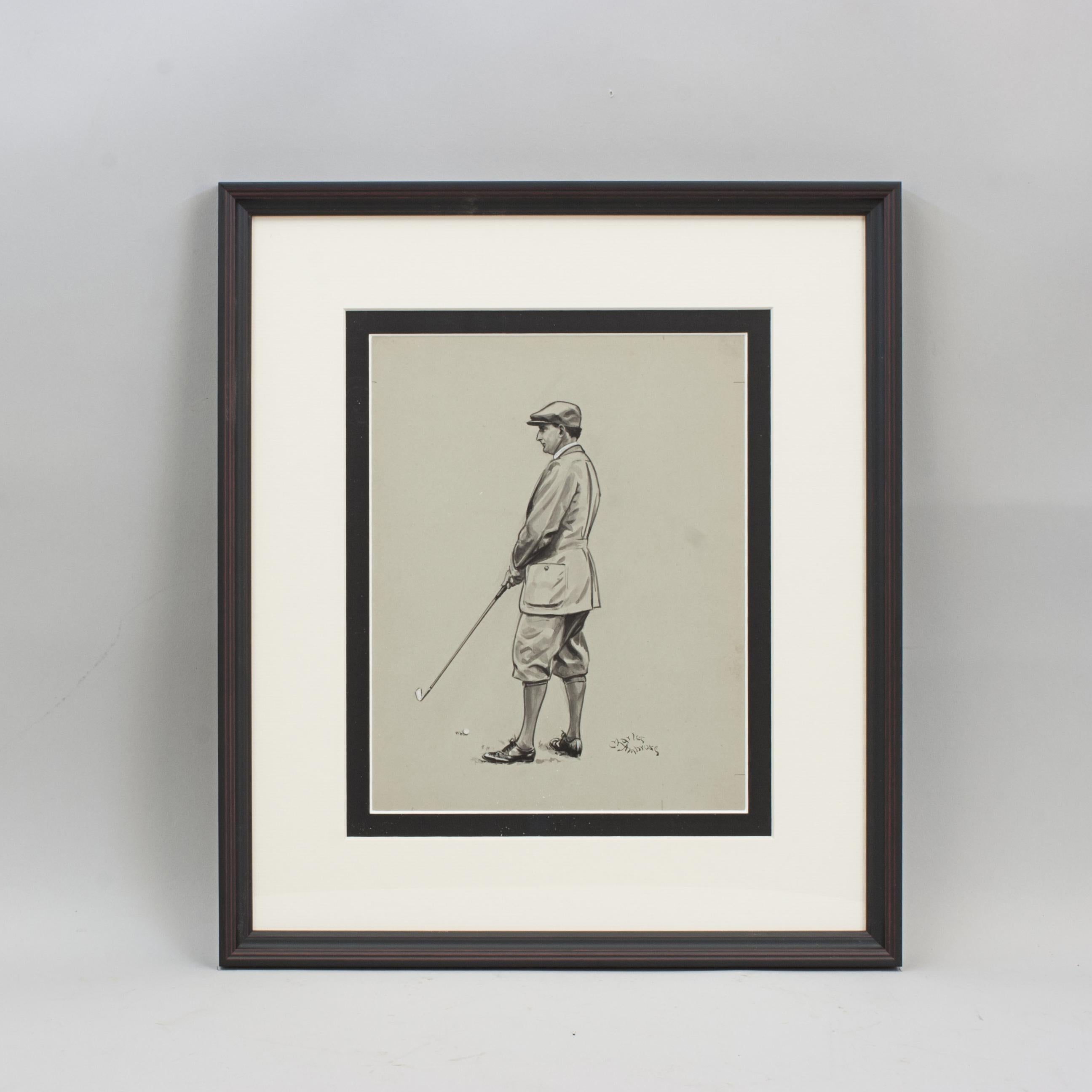 Golf Painting by Charles Ambrose of Hon. Isaacs For Sale at 1stDibs