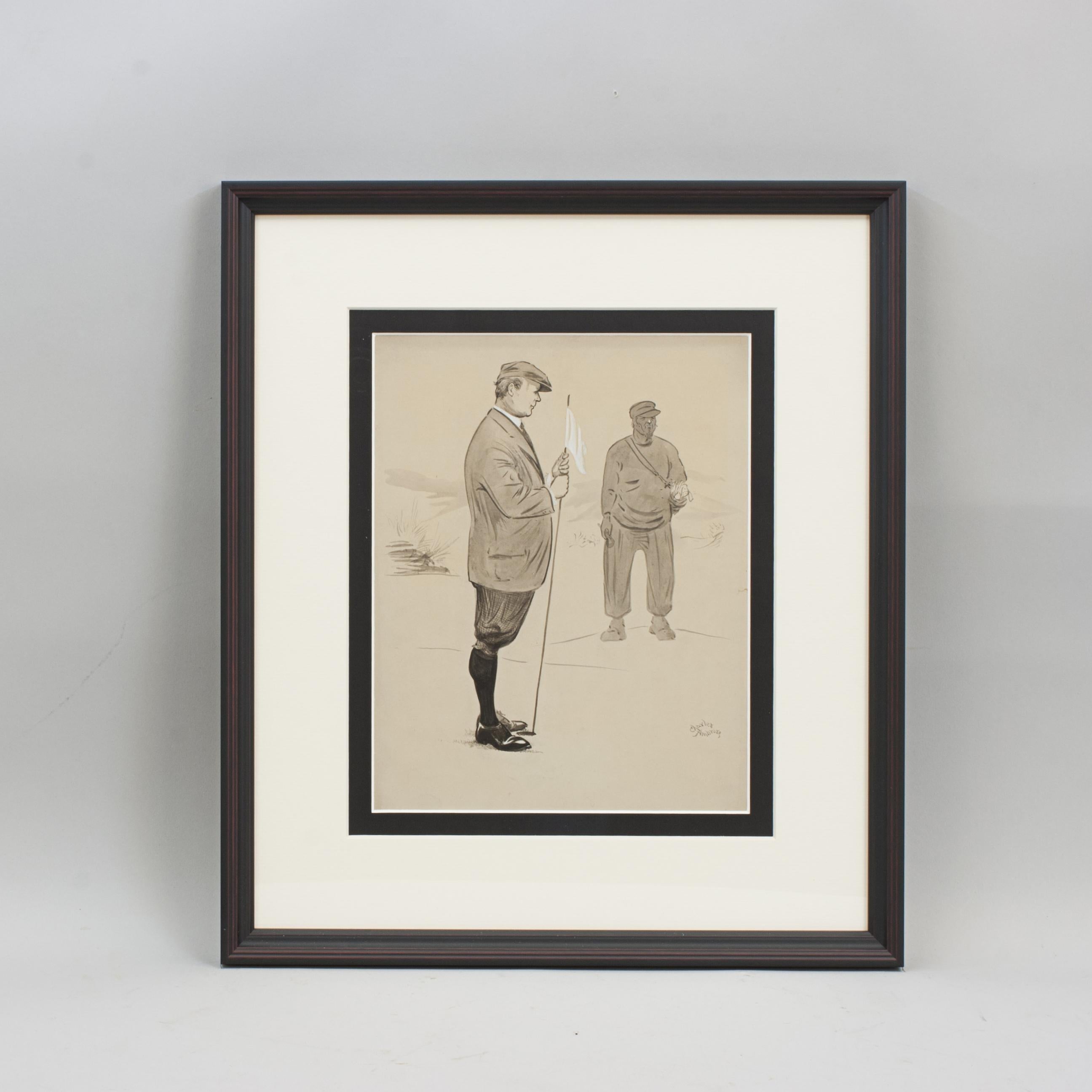 Golf Painting by Charles Ambrose Portrait for Country Live For Sale at ...