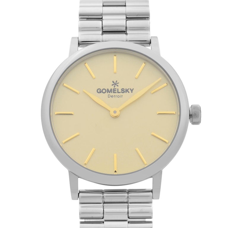 Gomelsky Agnes Varis Steel Beige Dial Quartz Ladies Watch G0120023284 ...