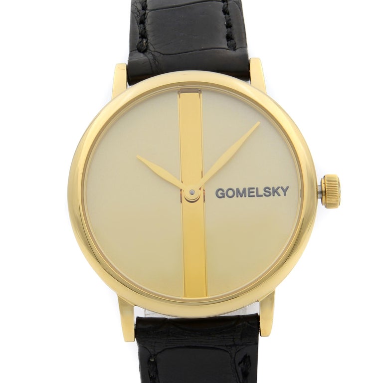 Gomelsky Agnes Varis Steel Gold Dial Quartz Ladies Watch G0120023286 at ...