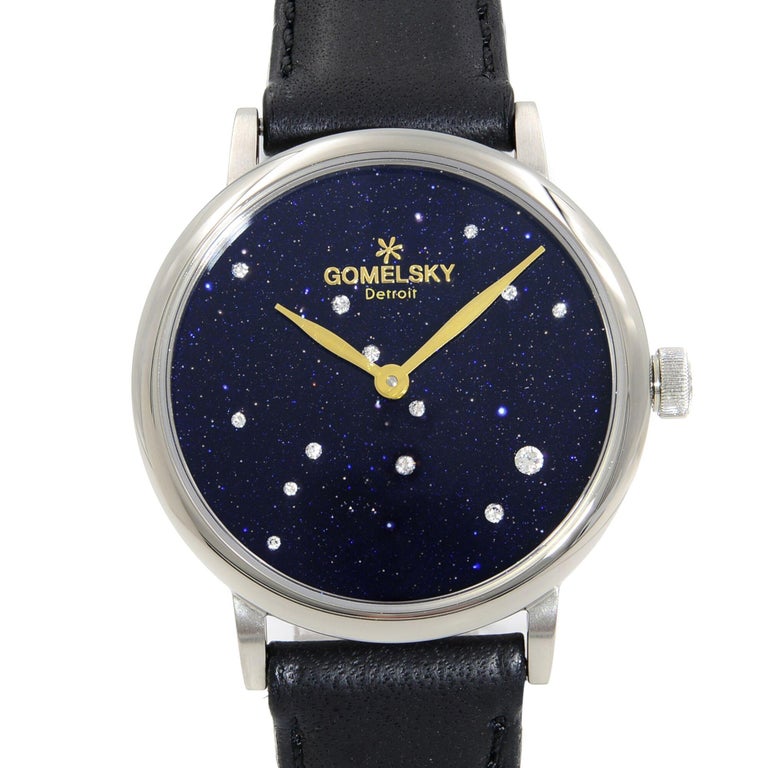 Gomelsky Agnes Varis Steel Sparkling Blue Black Dial Women’s Watch ...