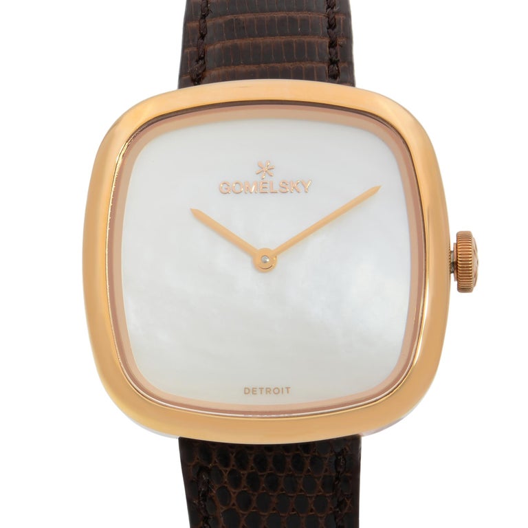 Gomelsky Eppie Sneed Rose Gold Steel White Dial Quartz Ladies Watch ...
