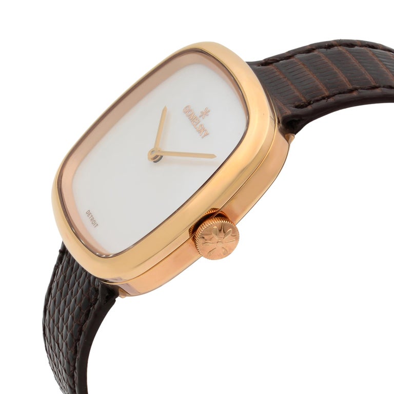 Gomelsky Eppie Sneed Rose Gold Steel White Dial Quartz Ladies Watch ...