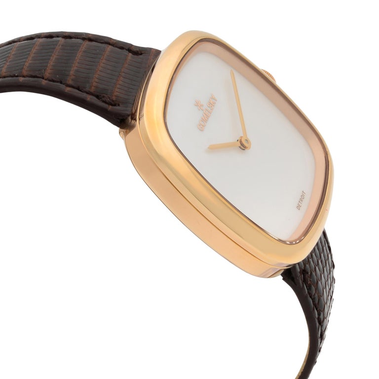 Gomelsky Eppie Sneed Rose Gold Steel White Dial Quartz Ladies Watch ...