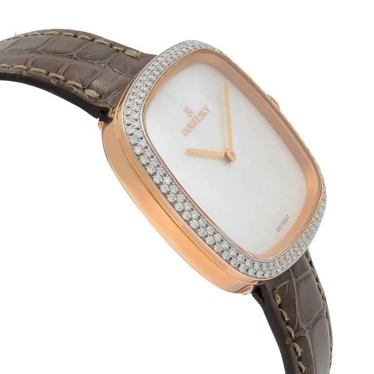 Gomelsky Eppie Sneed Steel White Dial Diamond Womans Watch G0120095033 ...