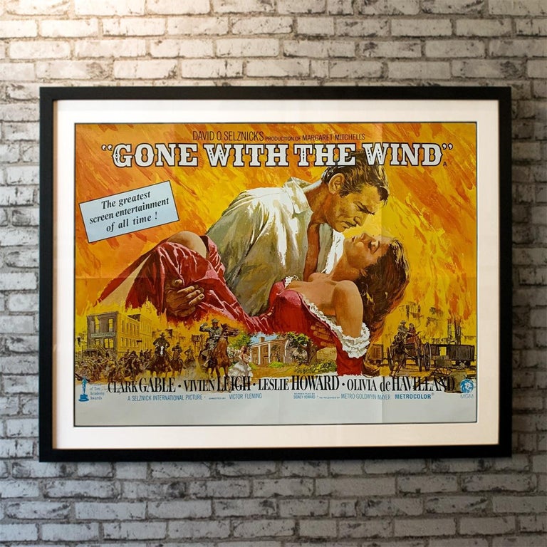 Gone With The Wind '1969r' Poster For Sale at 1stDibs | gone with the ...