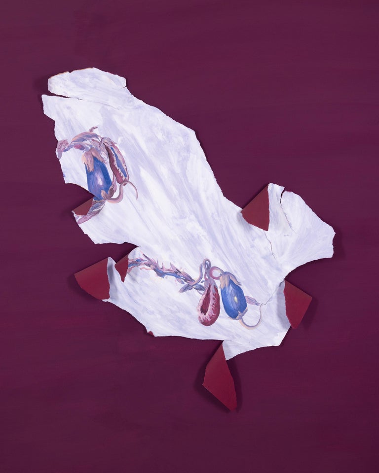 Gonzalo García - Fragment of memory in space with aubergines For Sale ...