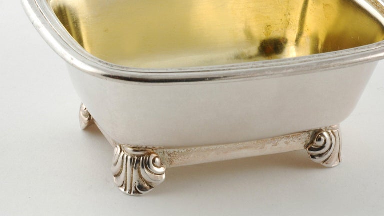 Good Pair of Chinese Export Silver Salts in the Regency Taste For Sale ...