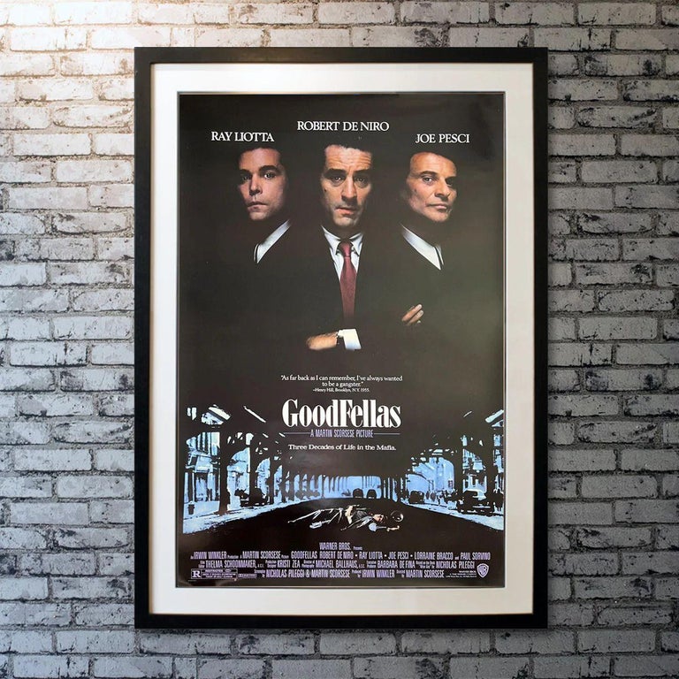 Goodfellas, Unframed Poster, 1990 For Sale at 1stDibs