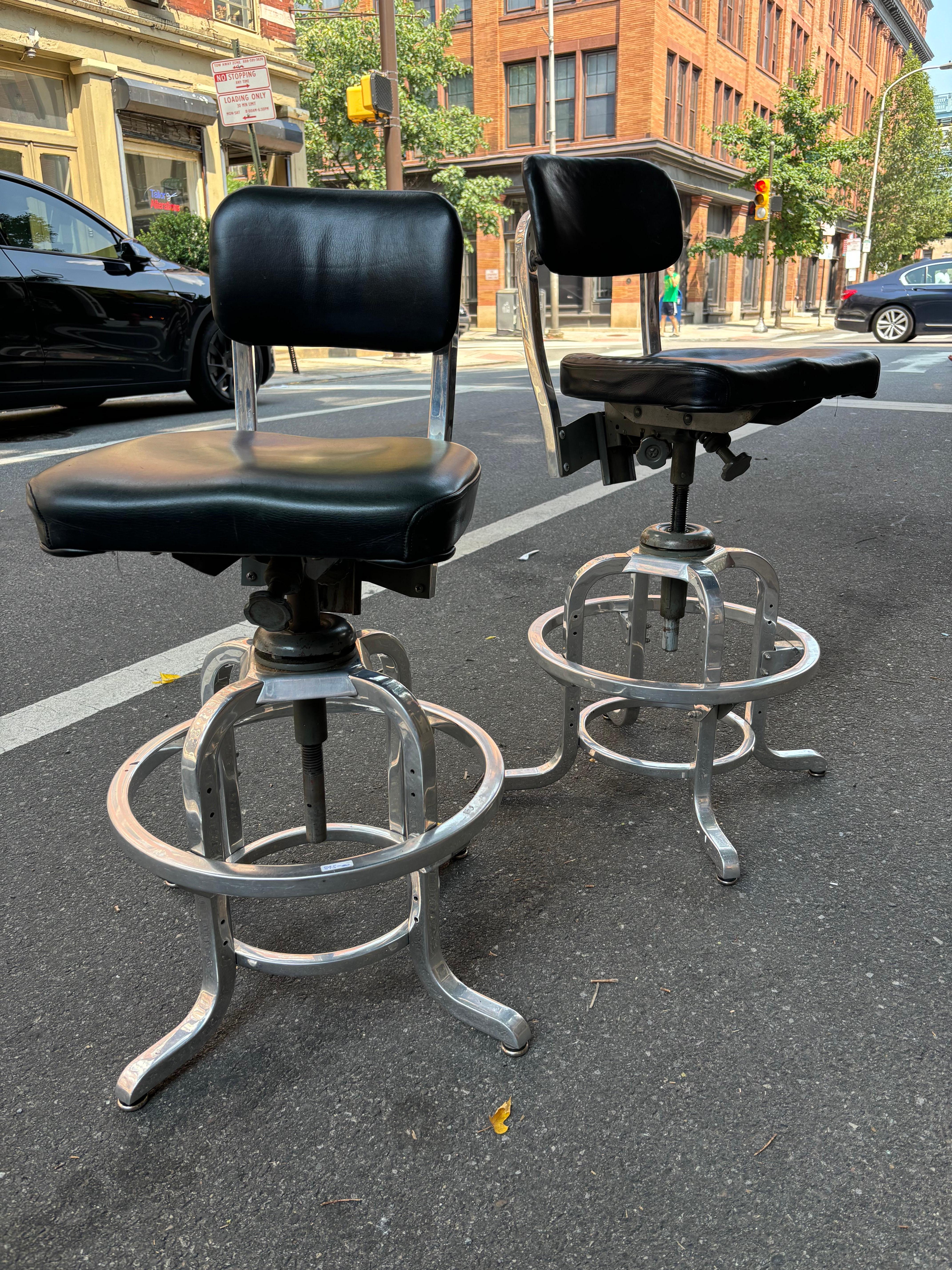 Goodform Aluminum Drafting Stools, 2 available! Priced separately! For ...