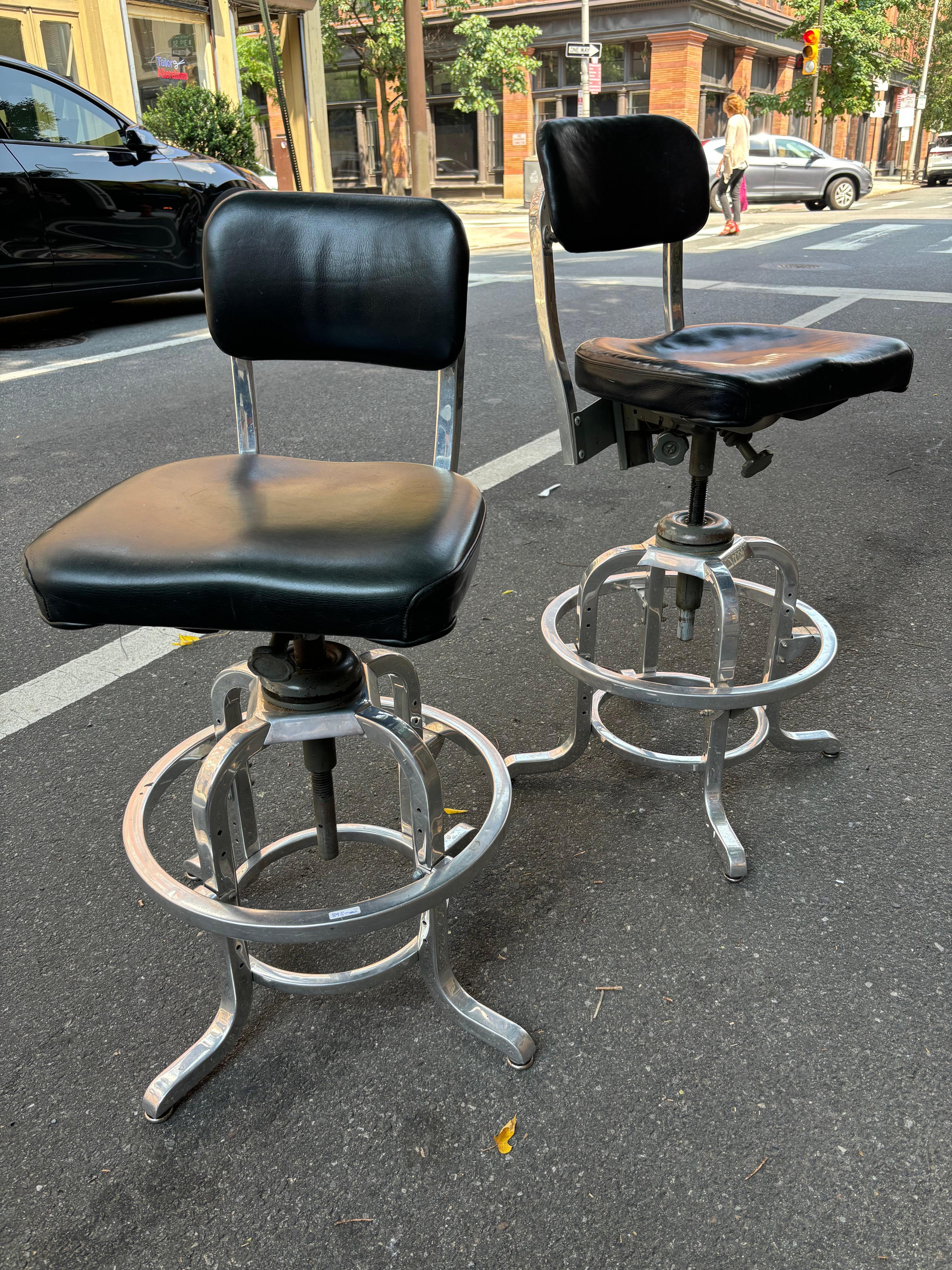 Goodform Aluminum Drafting Stools, 2 available! Priced separately! For ...