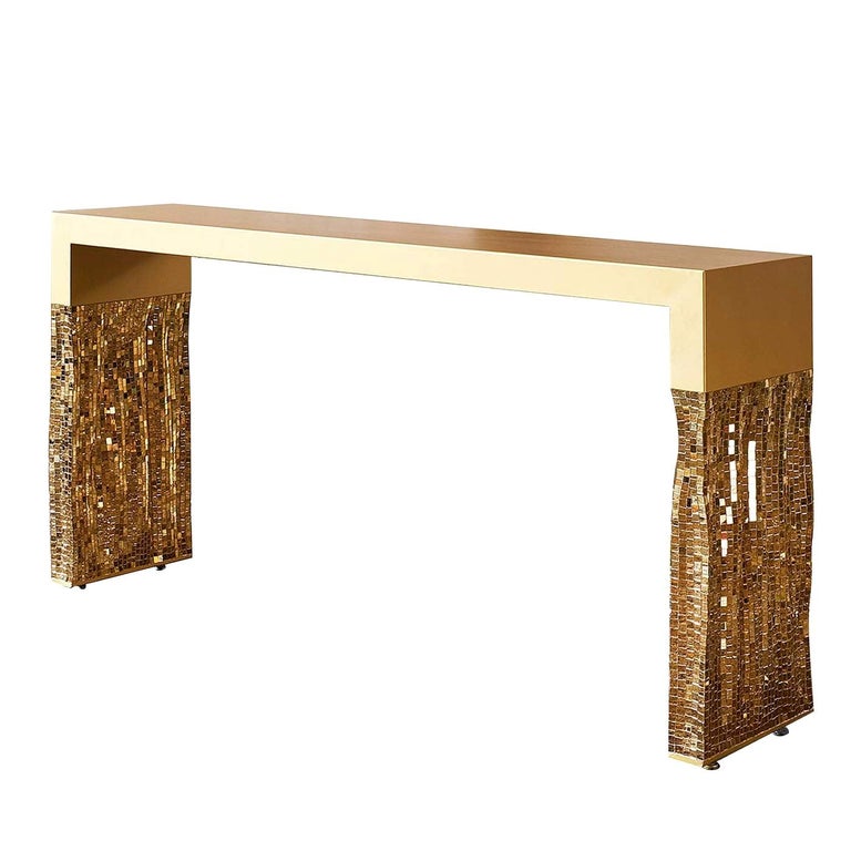 Goodvibration Gold Console For Sale at 1stDibs