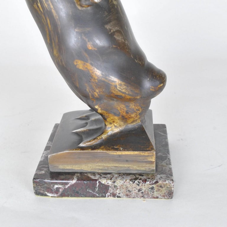 Goose in Patinated Bronze, on Base, Art Deco, XXth Century For Sale at ...