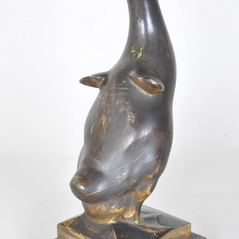 Goose in Patinated Bronze, on Base, Art Deco, XXth Century For Sale at ...