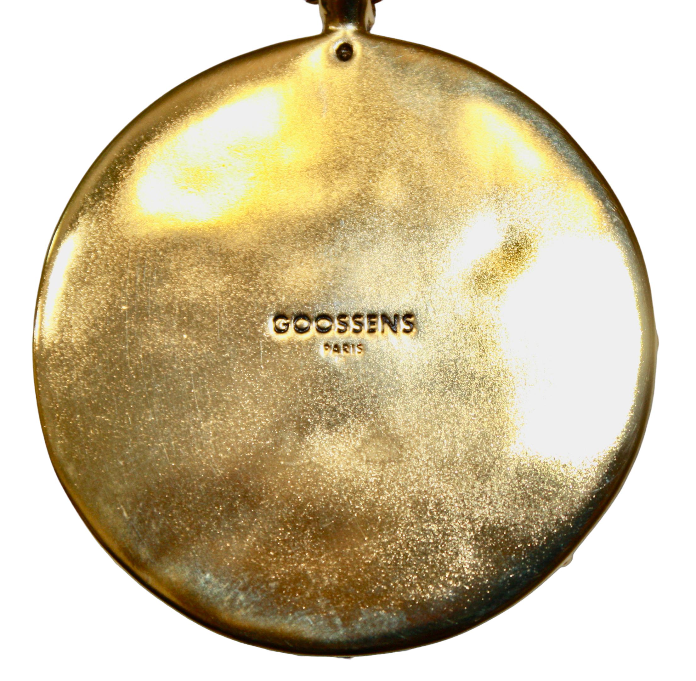 Goossens Paris Venise Medal Pendant For Sale at 1stDibs