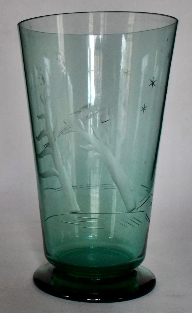 Goran Hongell 30's Karhula Finland Vase For Sale at 1stDibs