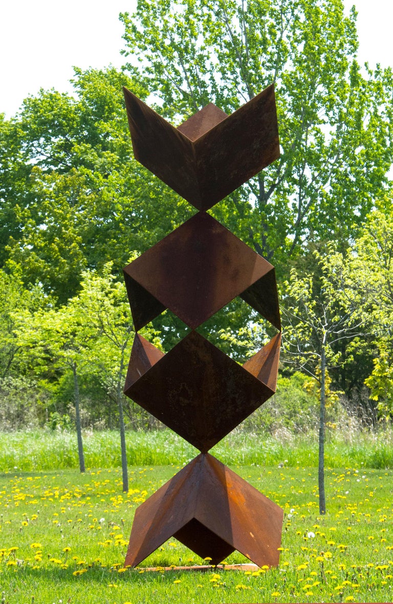 Gord Smith and Avron Mintz - Breakthrough - large, tall, patinated ...