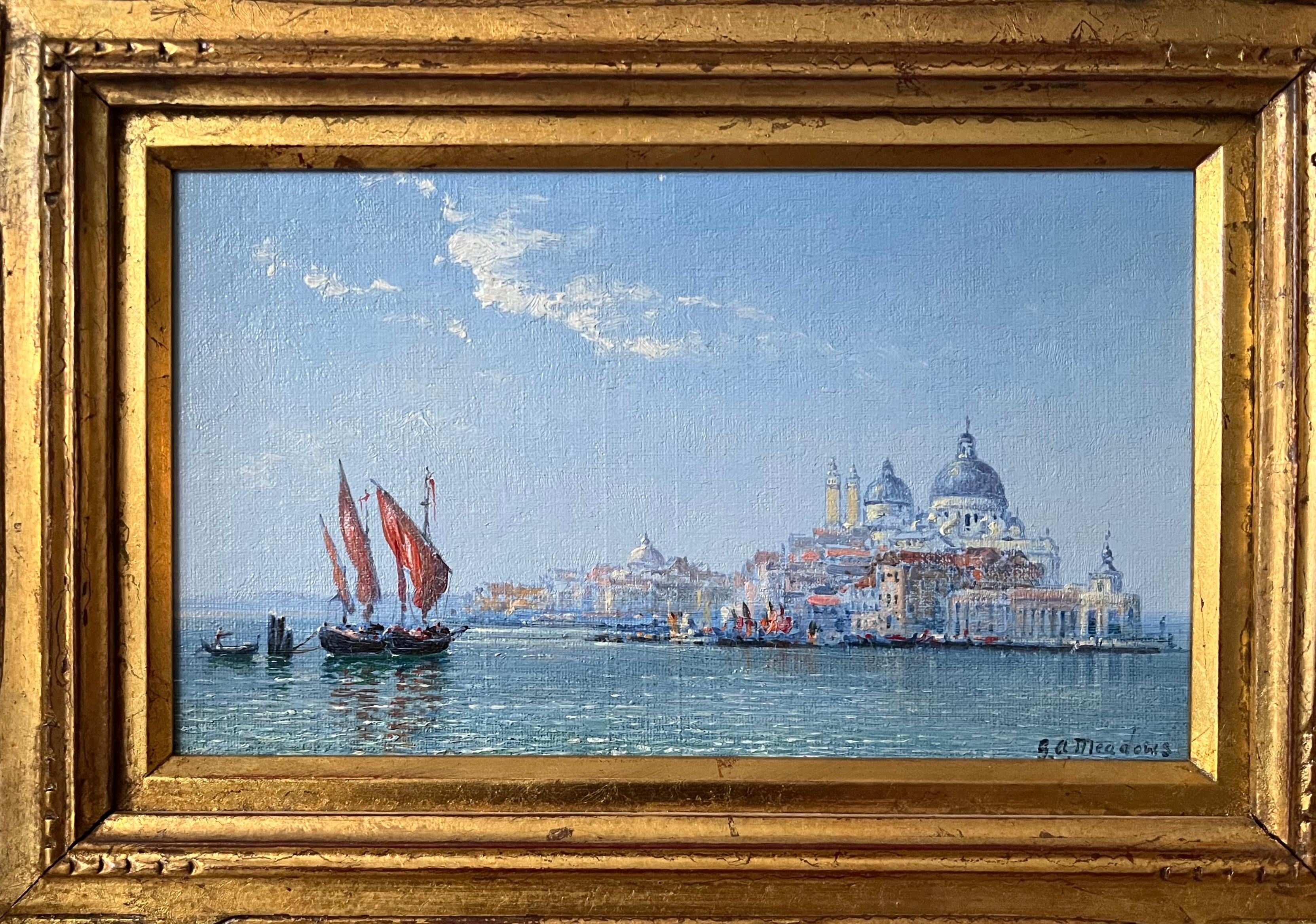 Gordon Arthur Meadows - Jewel like image of the Dogana on the Grand ...