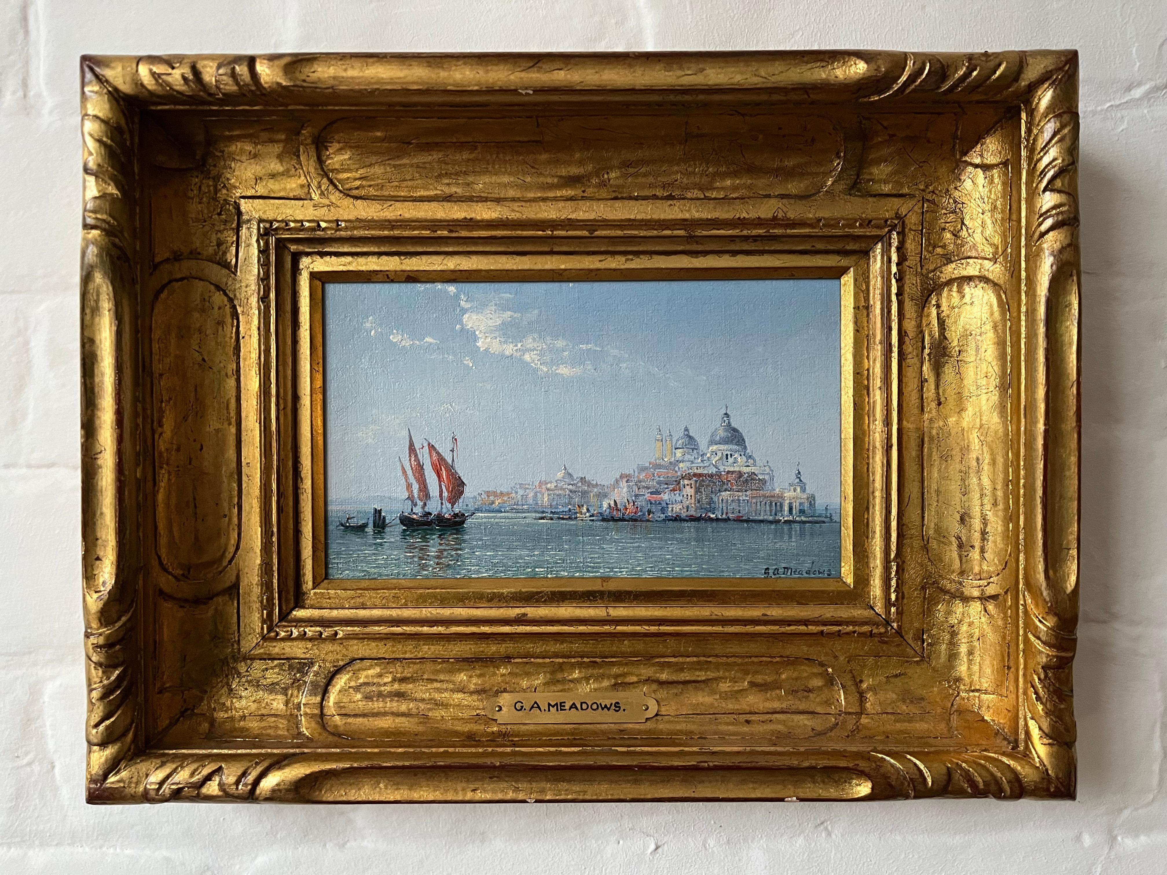 Gordon Arthur Meadows - Jewel like image of the Dogana on the Grand ...