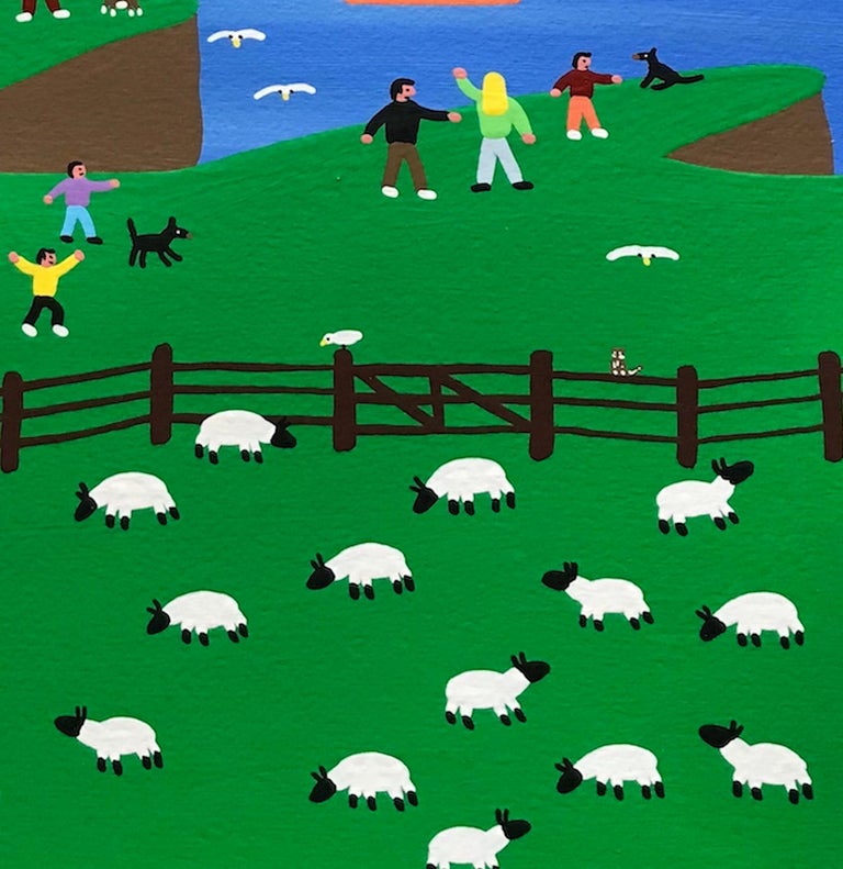 Gordon Barker - Cliff Top Walk, Gordon Barker, Lighthouse painting ...