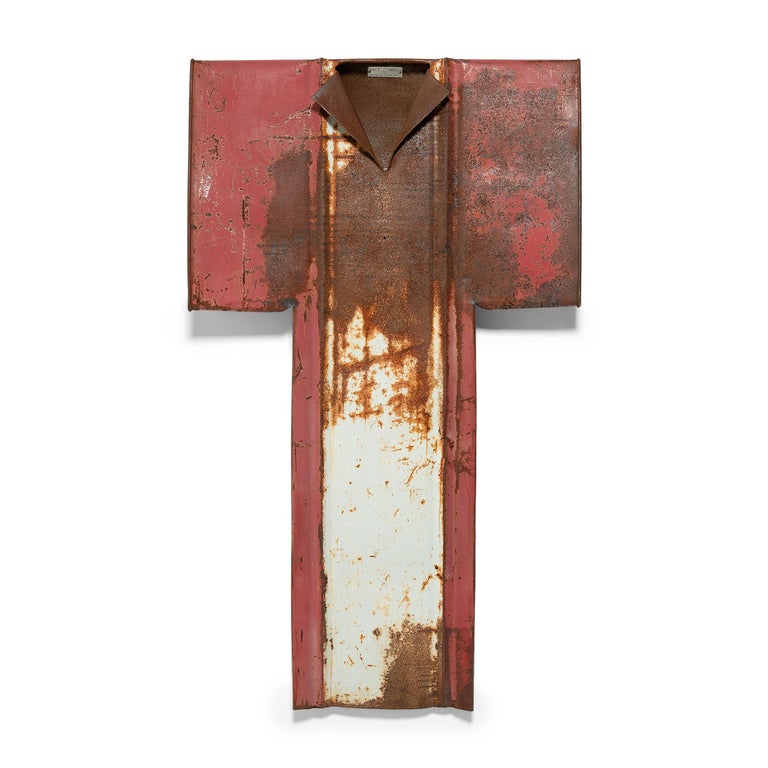 Gordon Chandler - "Pink Rust Kimono," Found Steel Sculpture, 2014 For ...