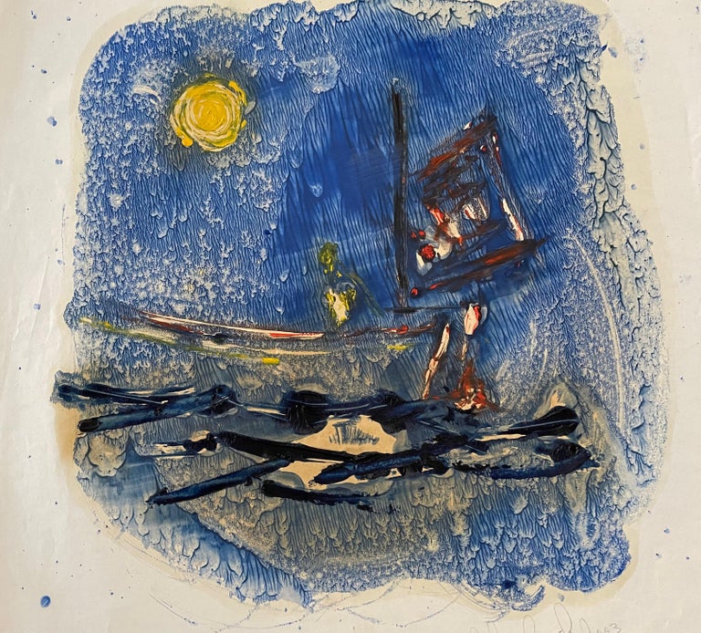 Gordon Couch - Abstract Seascape 5. Contemporary Expressionist Seascape ...