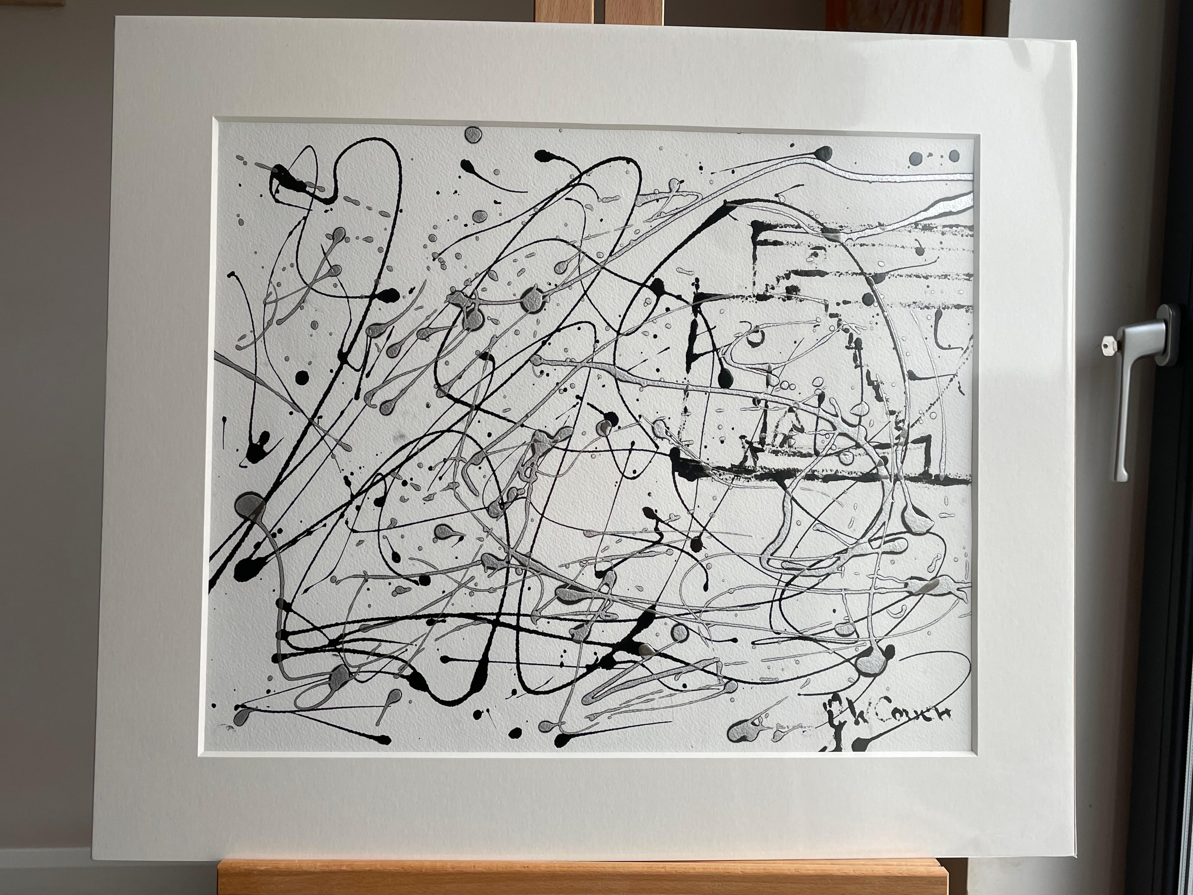 Gordon Couch - Cornish Harbour 2. Contemporary Splatter Painting For ...