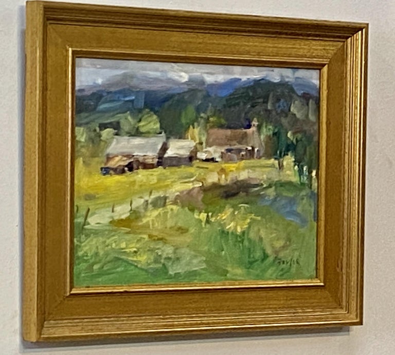 Gordon Fowler Oil on Masonite “Mountain Meadow “ Mora New Mexican For ...