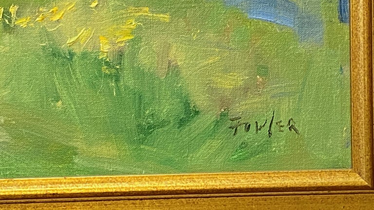 Gordon Fowler Oil on Masonite “Mountain Meadow “ Mora New Mexican For ...