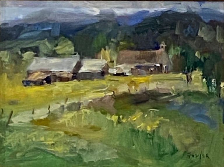 Gordon Fowler Oil on Masonite “Mountain Meadow “ Mora New Mexican For ...