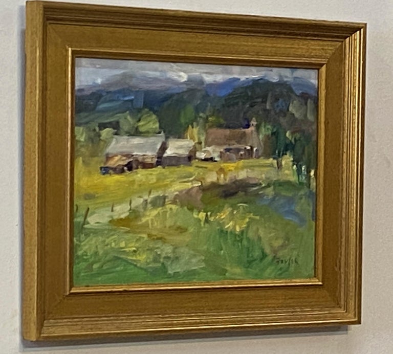 Gordon Fowler Oil on Masonite “Mountain Meadow “ Mora New Mexican For ...