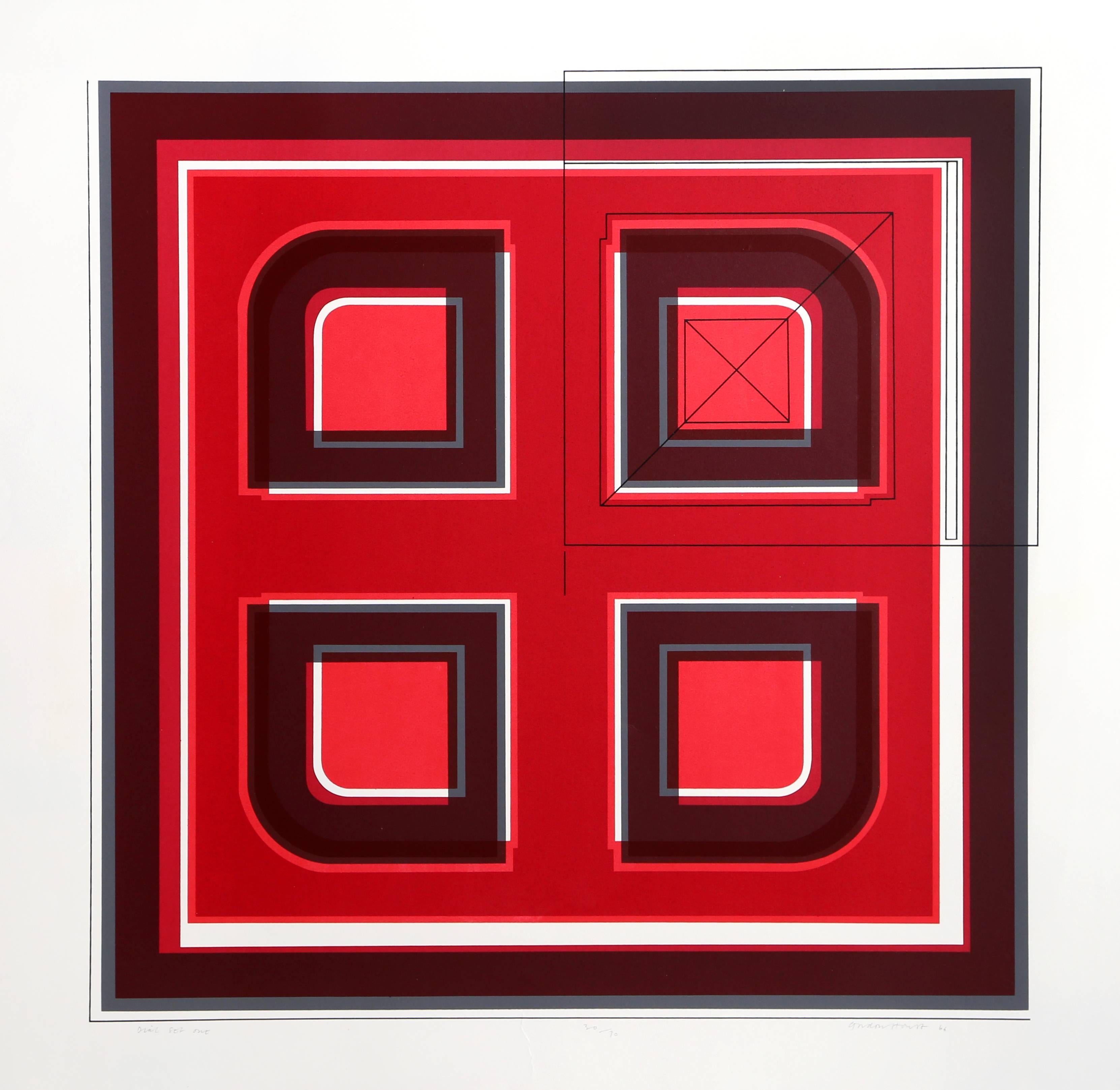 Gordon House - Still Life at Millbank, Colorful Geometric Abstract by ...