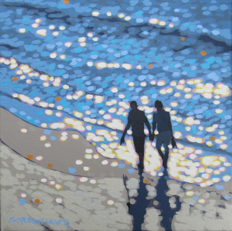 Gordon Hunt - Gordon Hunt, Holiday Paddle, Original Coastal Painting ...