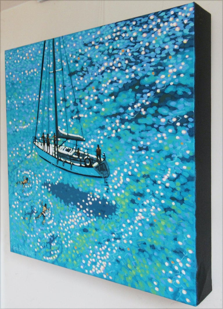 Gordon Hunt - Gordon Hunt, Sailing swim, Seascape Art, Original ...