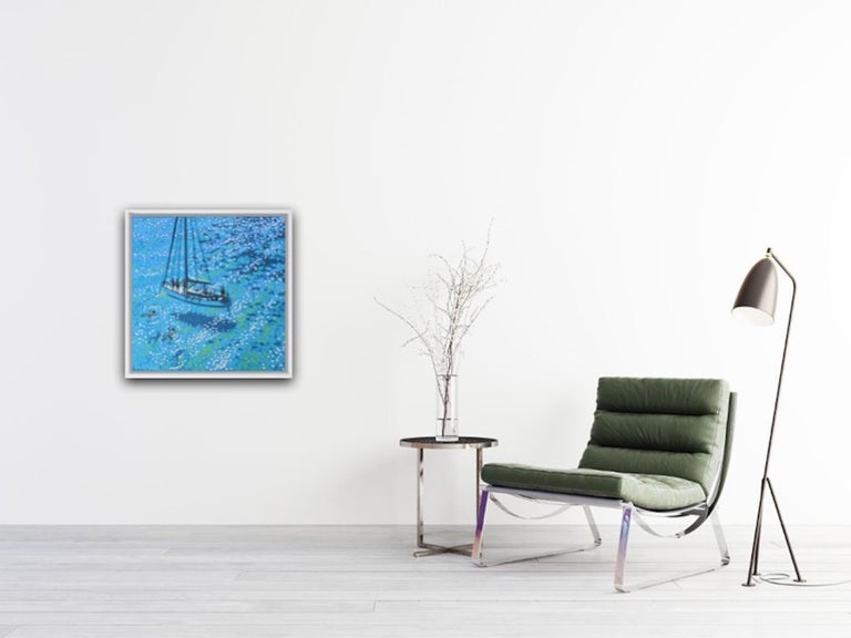 Gordon Hunt - Gordon Hunt, Sailing swim, Seascape Art, Original ...