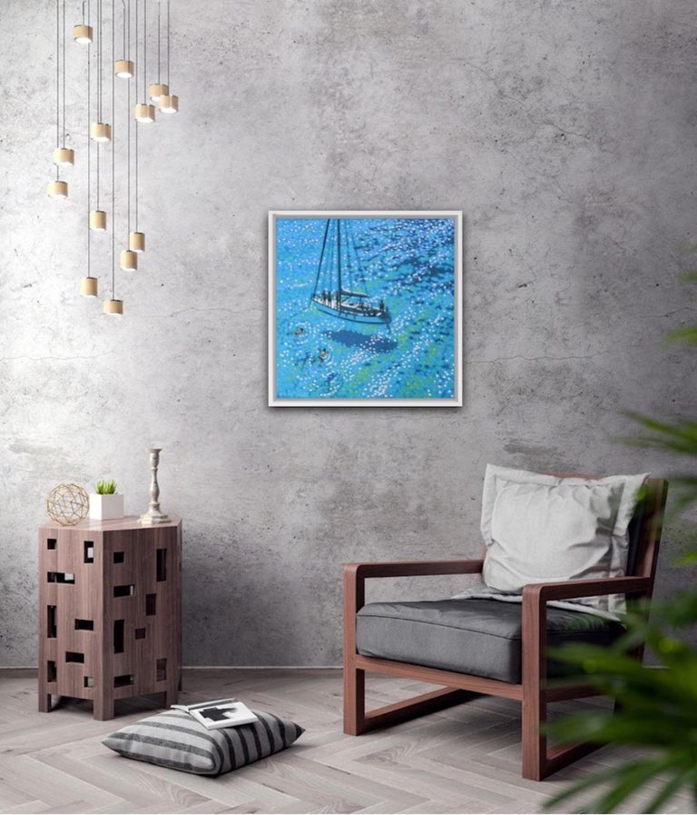 Gordon Hunt - Gordon Hunt, Sailing swim, Seascape Art, Original ...
