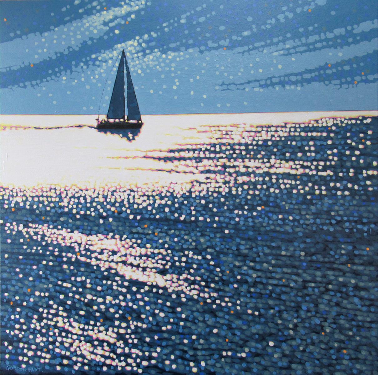 Gordon Hunt - Blackthorn Blossom Morning, Sailing Painting, Seascape ...
