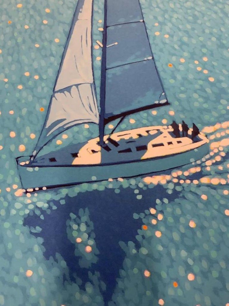 Gordon Hunt - Sail on By, Limited edition seascape print, still-life ...