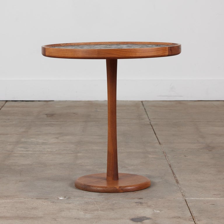 Gordon and Jane Martz Coin Tile Mosaic Side Table For Sale at 1stDibs