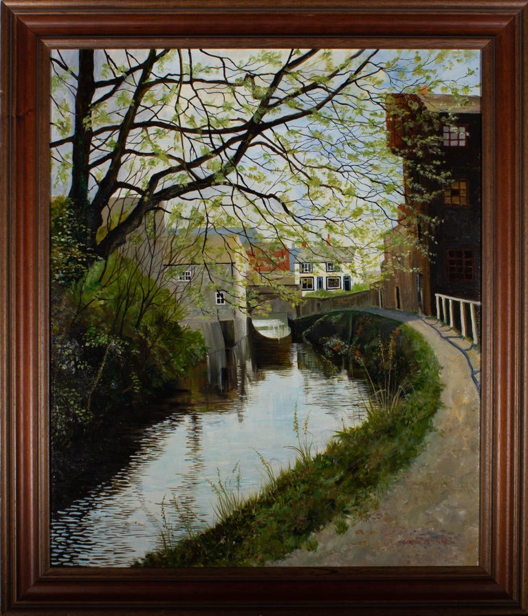 Gordon Metcalfe - Gordon Metcalfe (b.1935) - 2006 Oil, River Wharfe ...